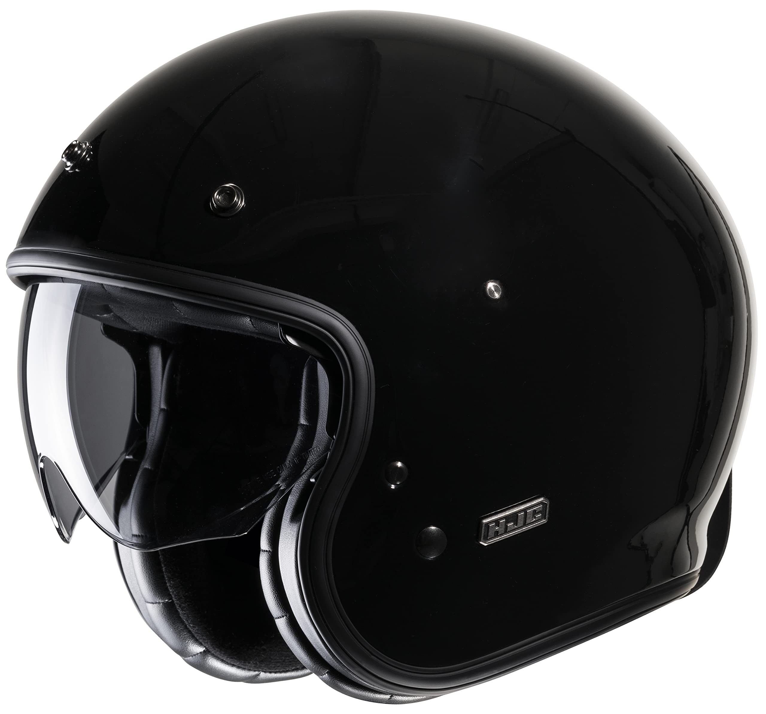 Amazon.com: HJC V31 Men's Cruiser Motorcycle Helmet - Black / Medium ...