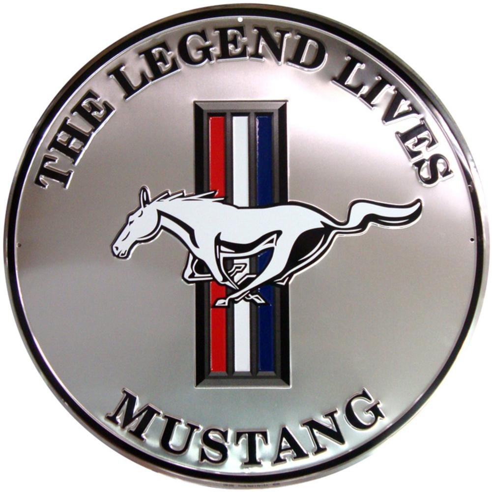 Buy CLASSIC VINTAGE,MUSTANG SIGN,SHOP,GARAGE,PONY LOGO EMBLEM,THE ...
