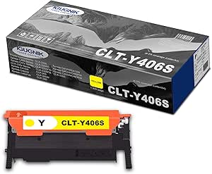 Amazon.com: 1-Pack CLT-Y406S High Yield Yellow Toner Cartridge(with chip), Replacement for ...