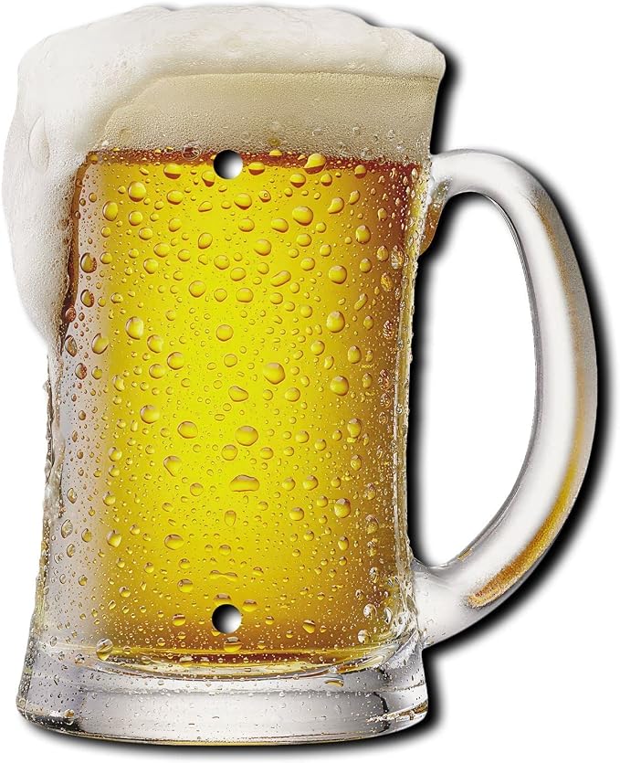 Off the Wall Plates - Beer Mug Decorative Acrylic Electrical Cover ...