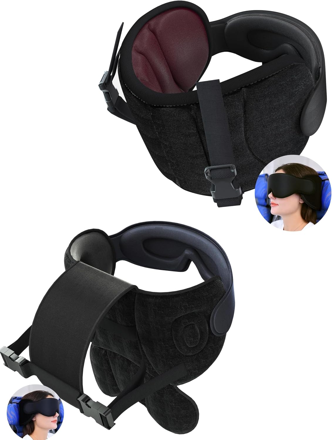 Amazon.com: SARISUN Travel Pillows for Airplanes, Airplane Pillow for ...