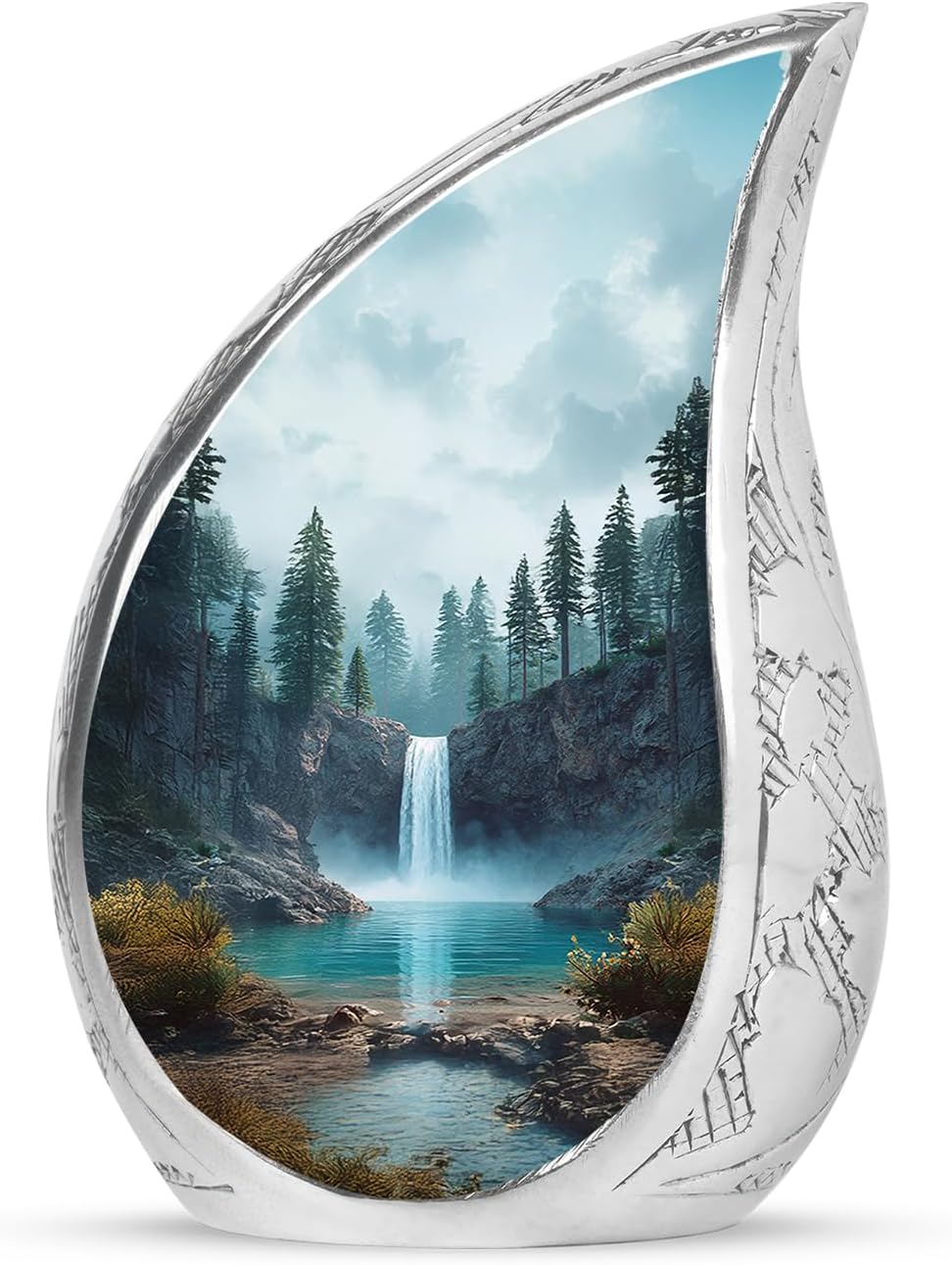 Amazon.com: YATHSHA Waterfall Urns for Human Ashes Adult Male ...