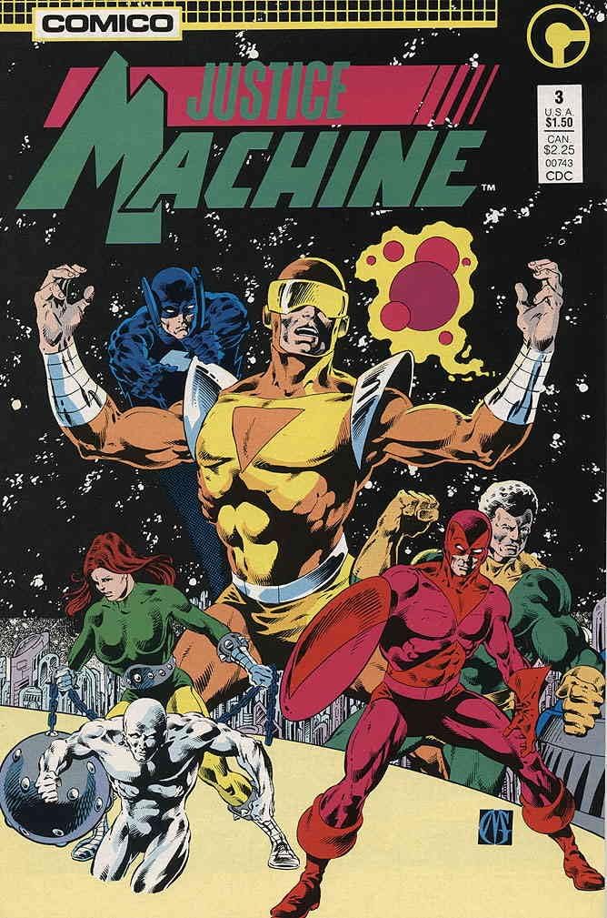 Amazon.com: Justice Machine (Comico) #3 FN ; COMICO comic book ...
