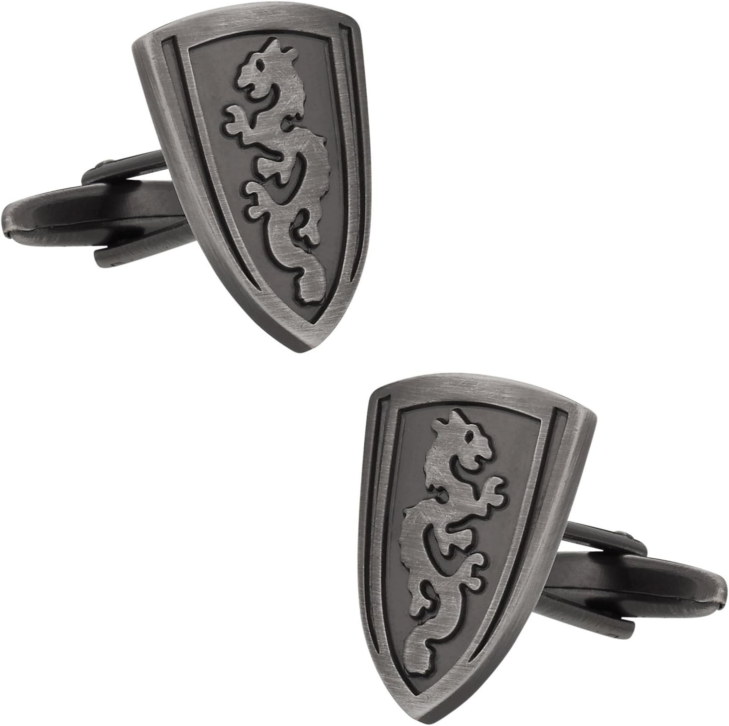 Amazon.com: Cuff-Daddy Dragon Shield Cufflinks with Presentation Box ...