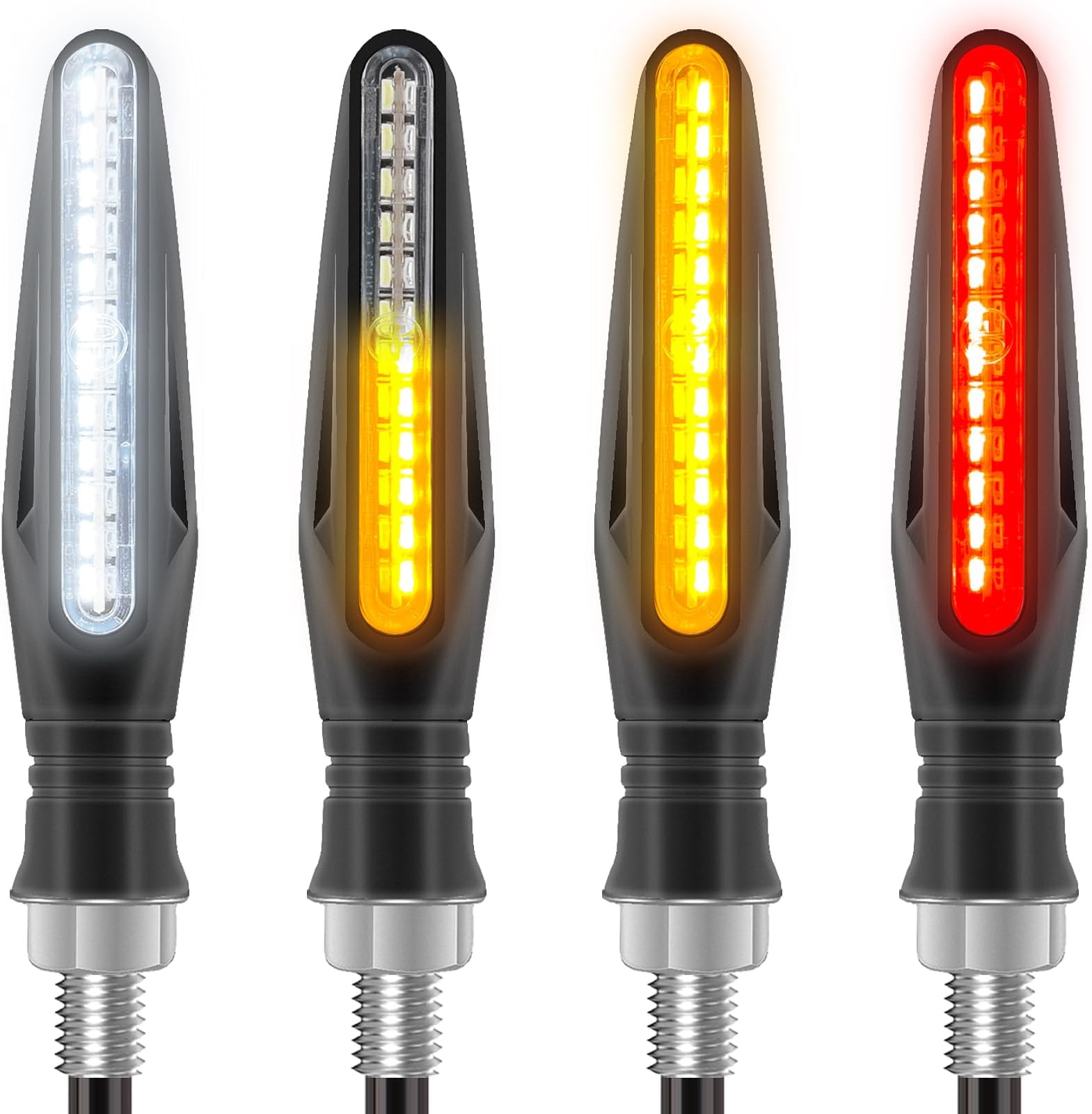 Amazon.com: OSAN Motorcycle LED Turn Signals Indicators Blinkers Lights ...