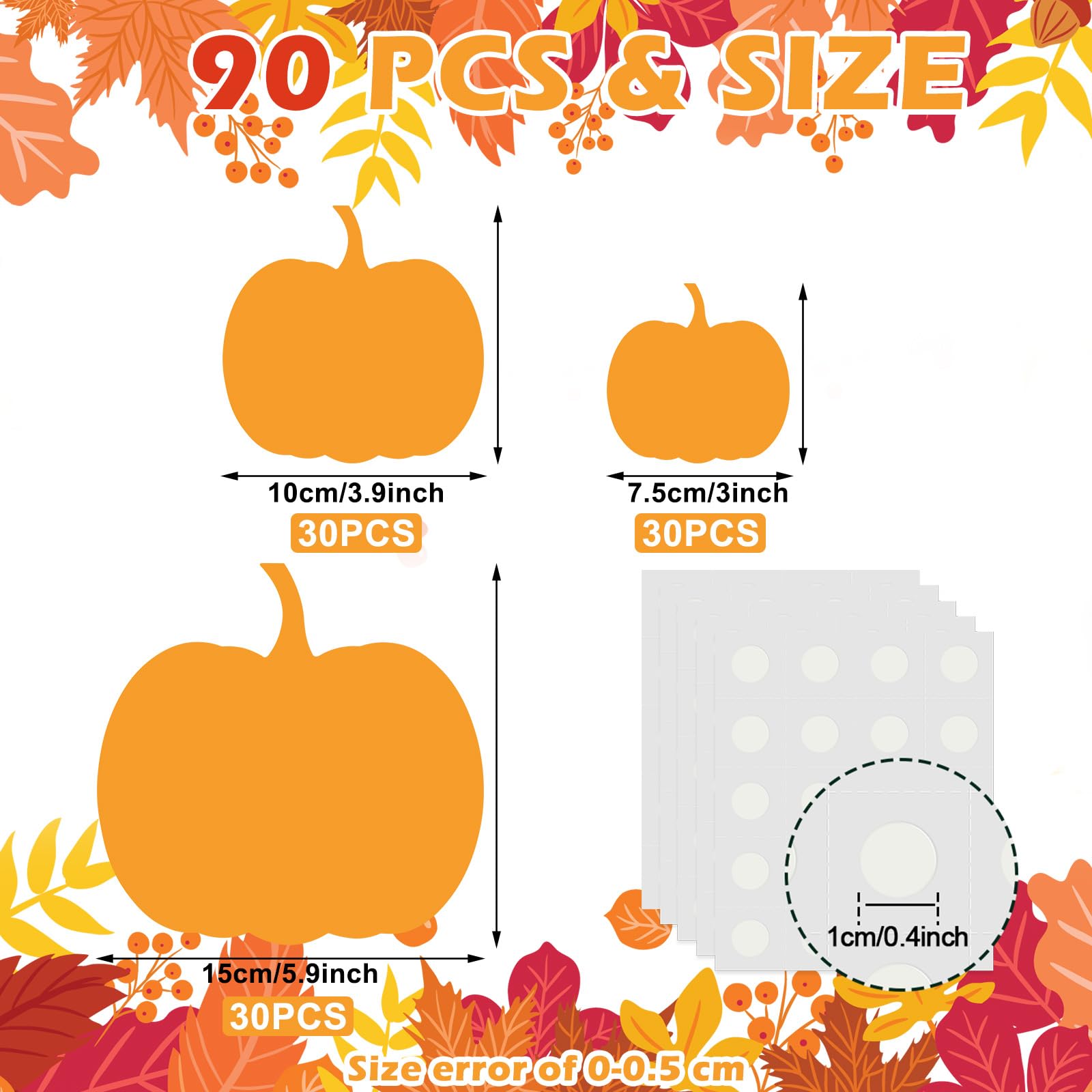 Snapklik.com : 90 Pcs Pumpkin Cutouts Classroom Bulletin Board ...