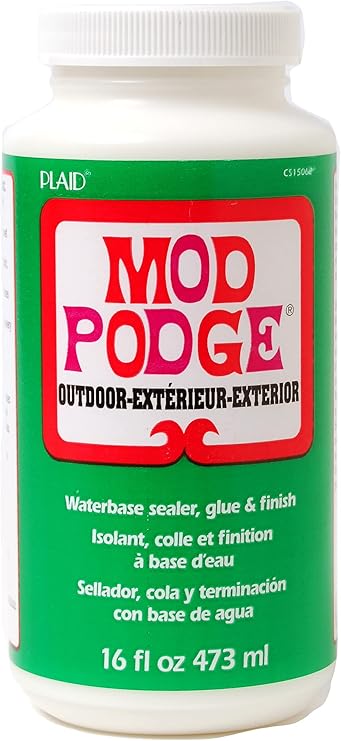 Mod Podge 16 oz Outdoor Decoupage, : Amazon.co.uk: Home & Kitchen