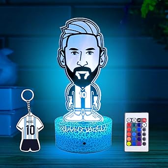 Nocles Messi Lamp with Keychain Messi Night Light for Kids Messi ...