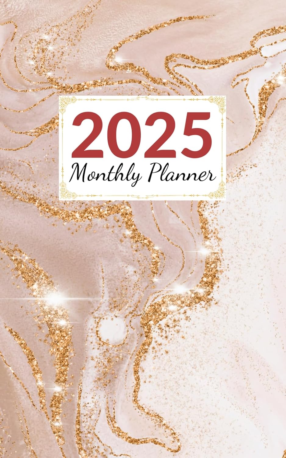 2025 Monthly Planner: Small Size 5x8 Inches | One Year Calendar ...