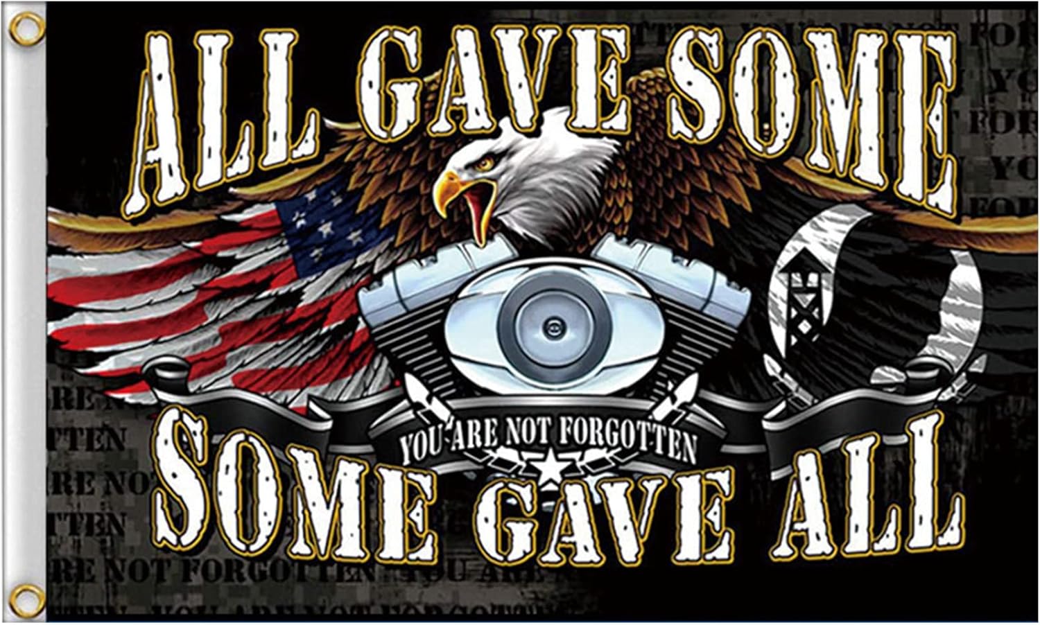 Amazon.com : Pow Mia Flags 3x5 Outdoor Polyester Pow Flags Banner - All ...