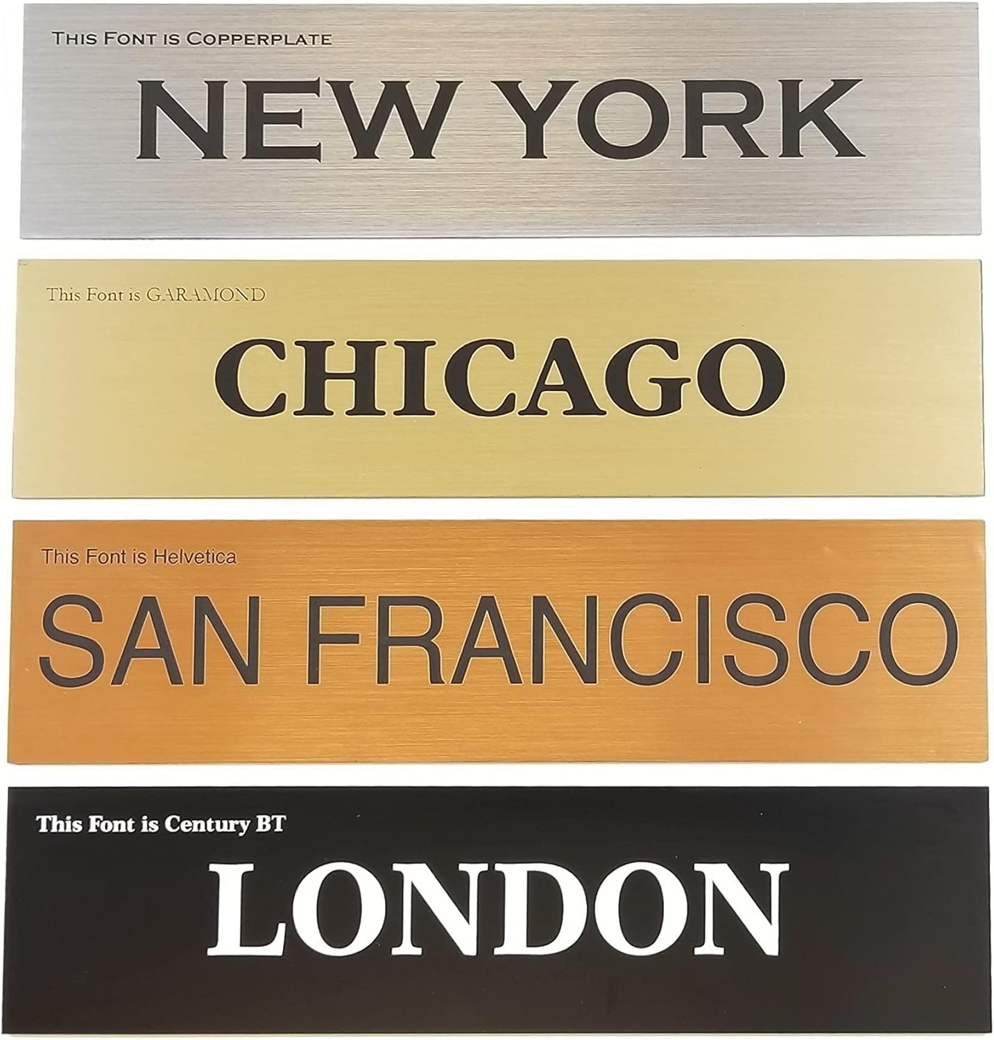 Amazon.com: World Clock Signs 2" by 8" / Engraved Time Zone Wall ...