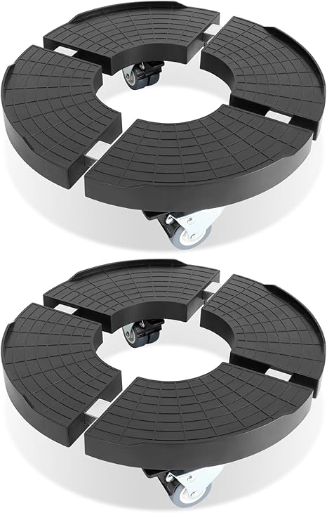 Amazon.com: Heavy Duty Plant Caddy with Wheels, Rolling Plant Stand ...