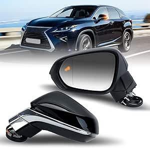 Amazon.com: MOFOAP Left Driver Side Mirror For 2016-2022 Lexus RX350 ...