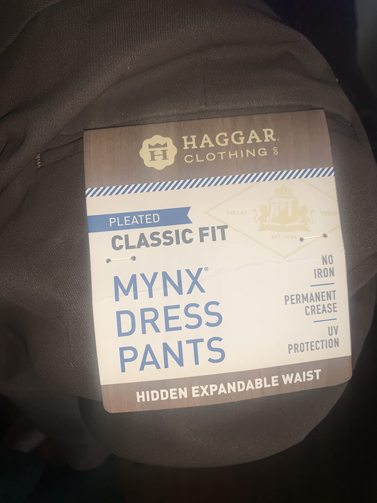 $8/mo - Finance Haggar mens Mynx Gabardine Hidden Expandable Waistband ...