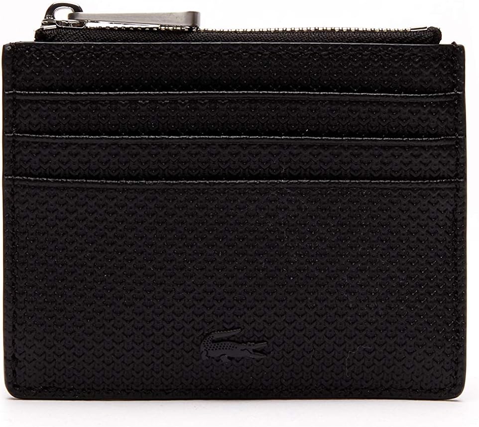 Lacoste Mens Cardholder, Black (000) - NH2822CE : Buy Online at Best ...