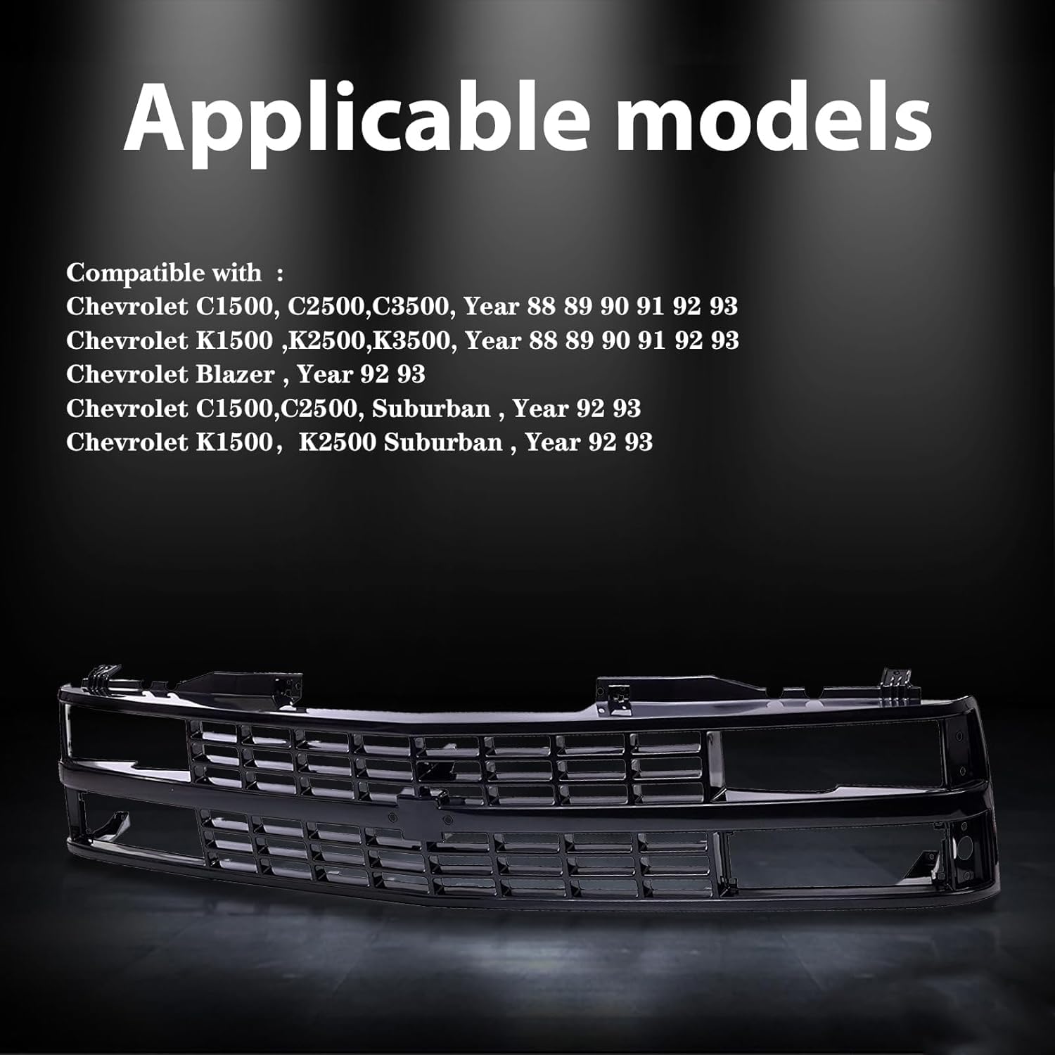 For Chevy S10 Bumper 1982-1990 Front Chrome W/ Molding Holes GM1002140 ...