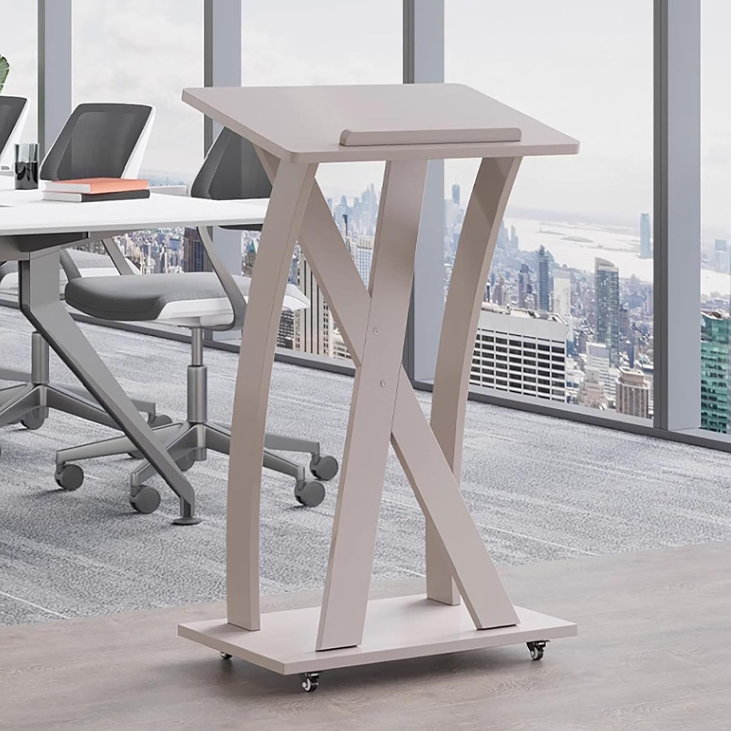 Amazon.com : Wooden Podium Stand, Height 38IN Pulpits for Churches ...