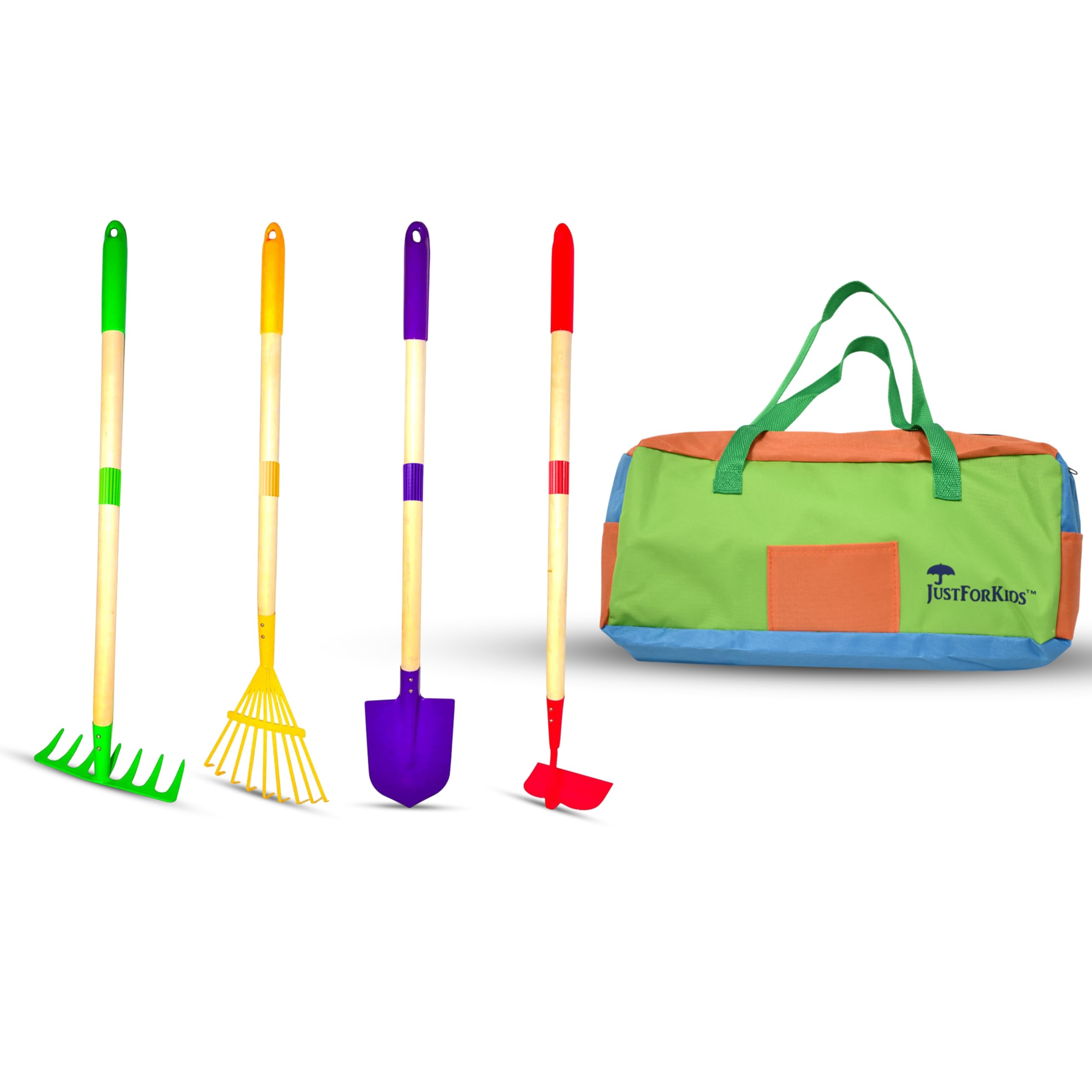 Amazon.com: G & F Products JustForKids Kids Garden Tool Set,detatchble ...