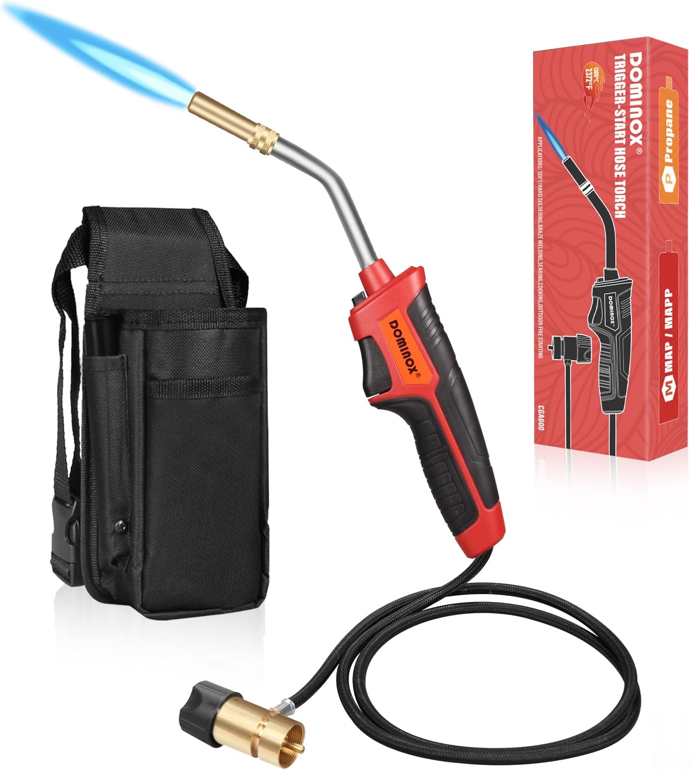 Amazon.com: DOMINOX High Intensity Propane Torch Fuel by Propane, Map ...