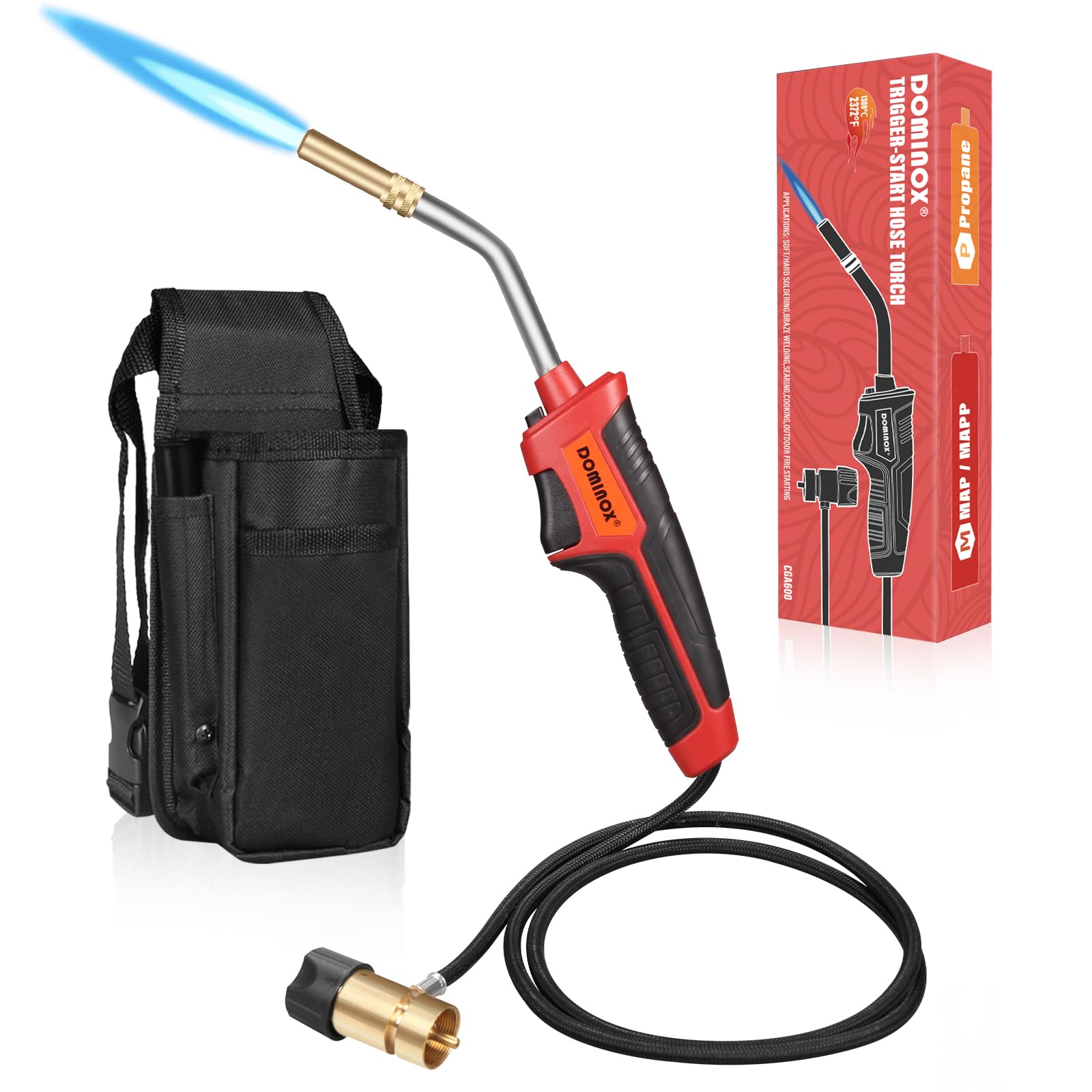 DOMINOX High Intensity Propane Torch Fuel by Propane Map, Map-pro Gas ...