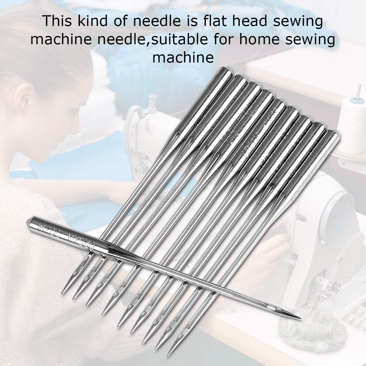 Snapklik.com : 40 Pcs Home Sewing Machine Needles Size 75/11, 90/14 ...