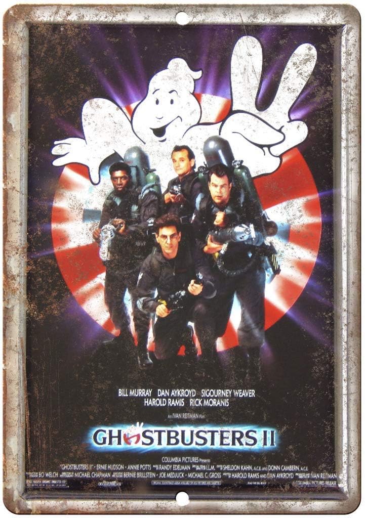 Amazon.com: Unoopler Metal Signs Ghostbusters II Movie Wall Decro ...