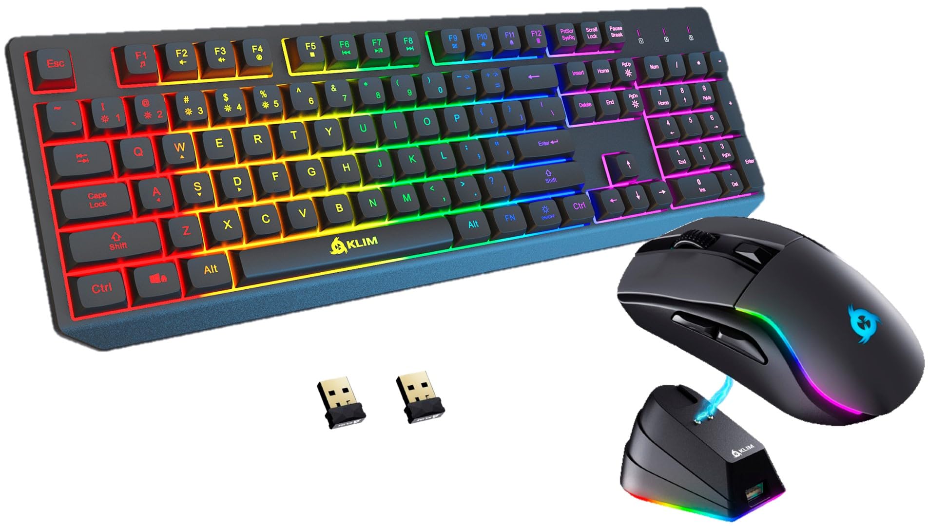 Amazon.com: KLIM Chroma + Blaze Y Bundle - Wireless Gaming Keyboard ...