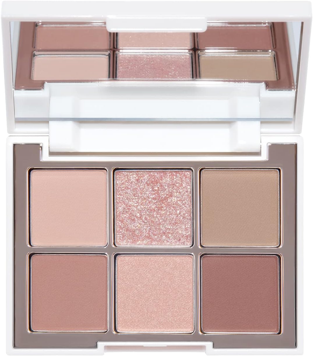 Amazon.com : EQUMAL Over Classic Eye Palette – 6 Color Eyeshadow Palette – Muted Beige & Bright ...