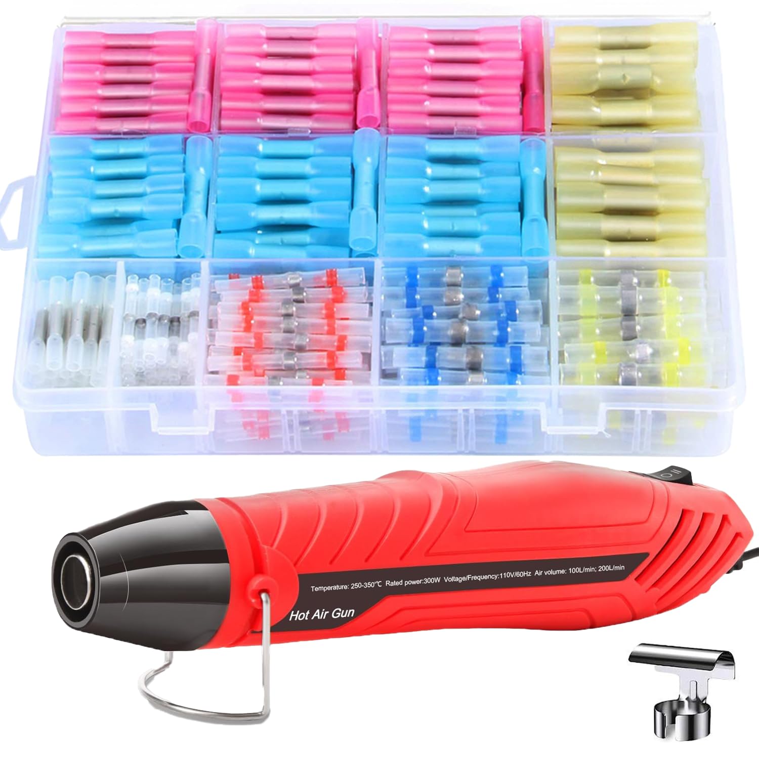 XINTAIHELE 330Pcs Heat Shrink Wire Electrical Connector Kit Solder ...