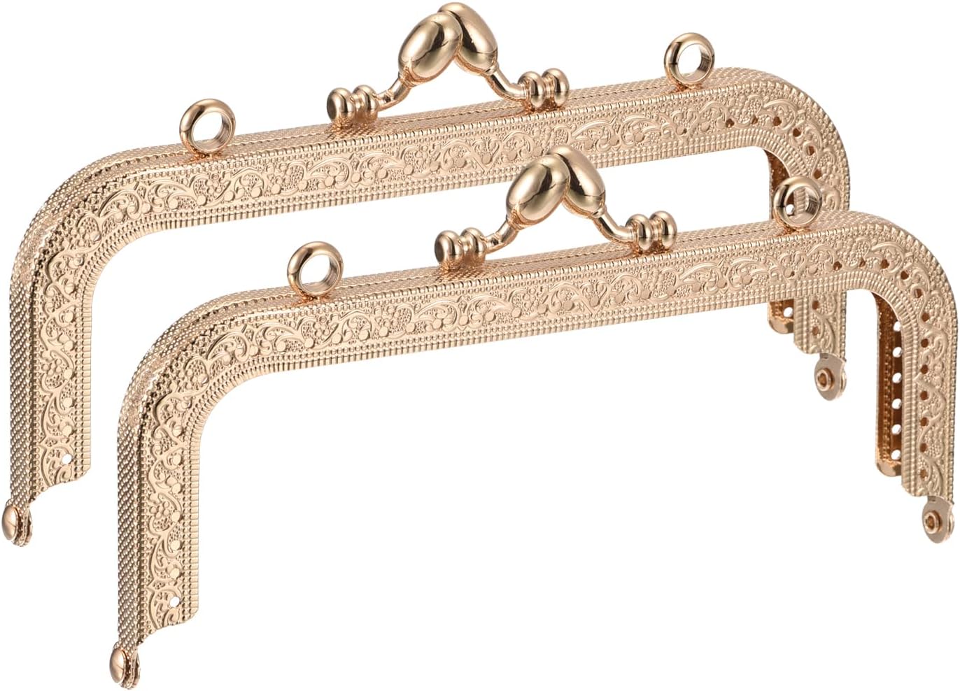 Amazon.com: uxcell Metal Purse Frames - 5.91" 2Pcs Kiss Lock Clasp ...
