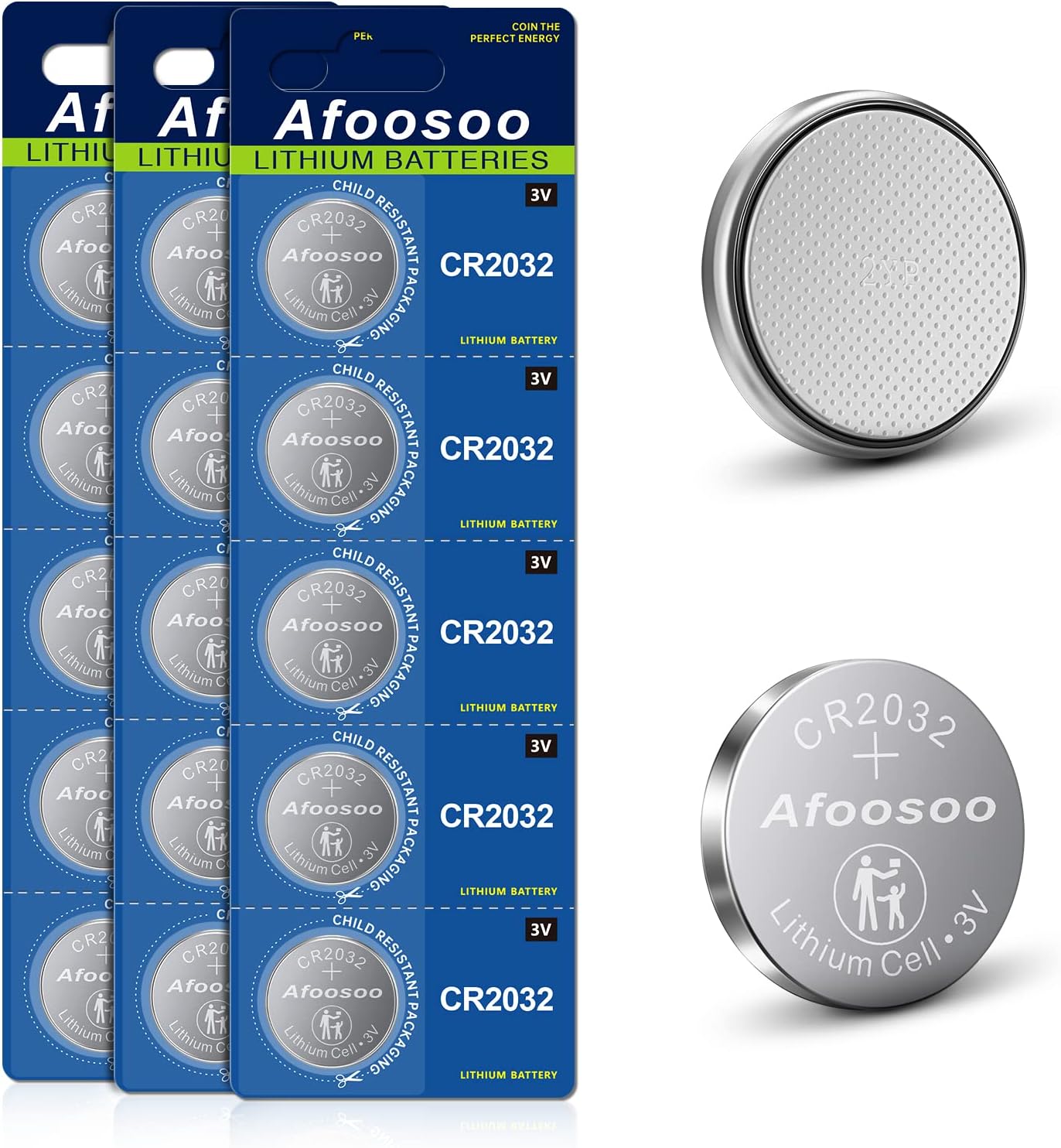 Amazon.com: CR2032 Lithium 3V Coin Batteries – 15 Pack CR 2032 for ...