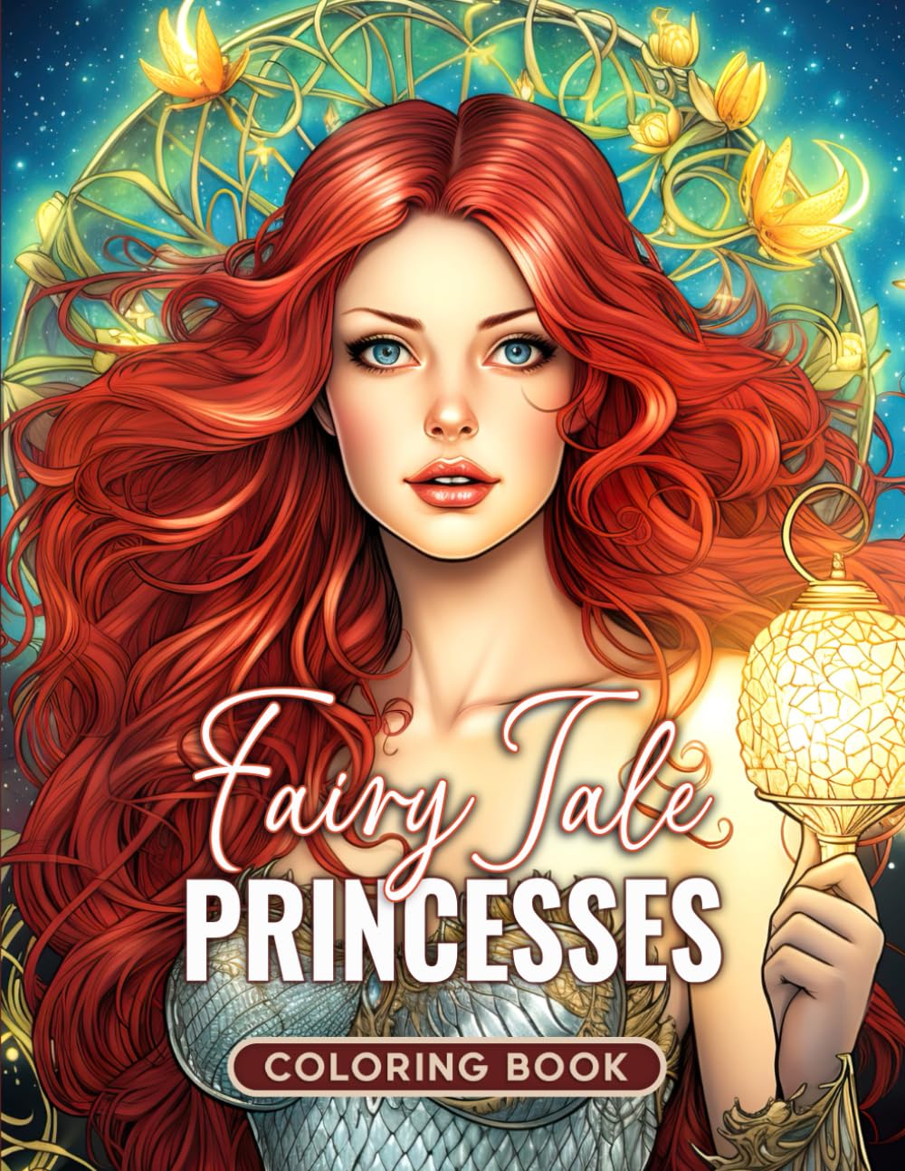Amazon.com: Fairy Tale Princesses Coloring Book: Enter the Enchanting ...