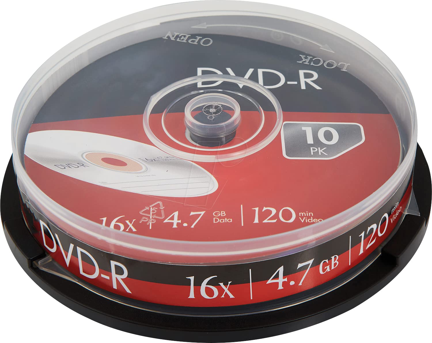 Premium Brand Blank DVD-R 4.7 GB 16X Professional Disk (Pack of 10 Disk ...