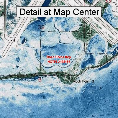 Amazon.com: USGS Topographic Quadrangle Map - Boca Chica Key, Florida ...