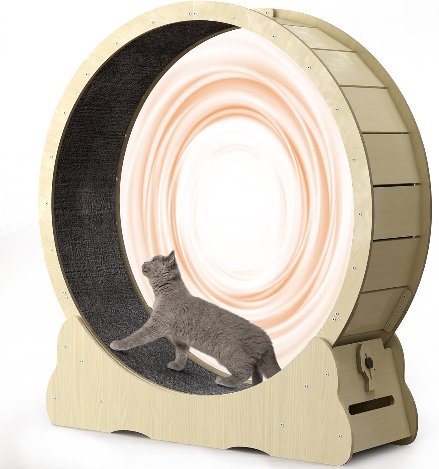 Amazon.com : Rovibek Cat Exercise Wheel Indoor 39in Running Wheel with ...