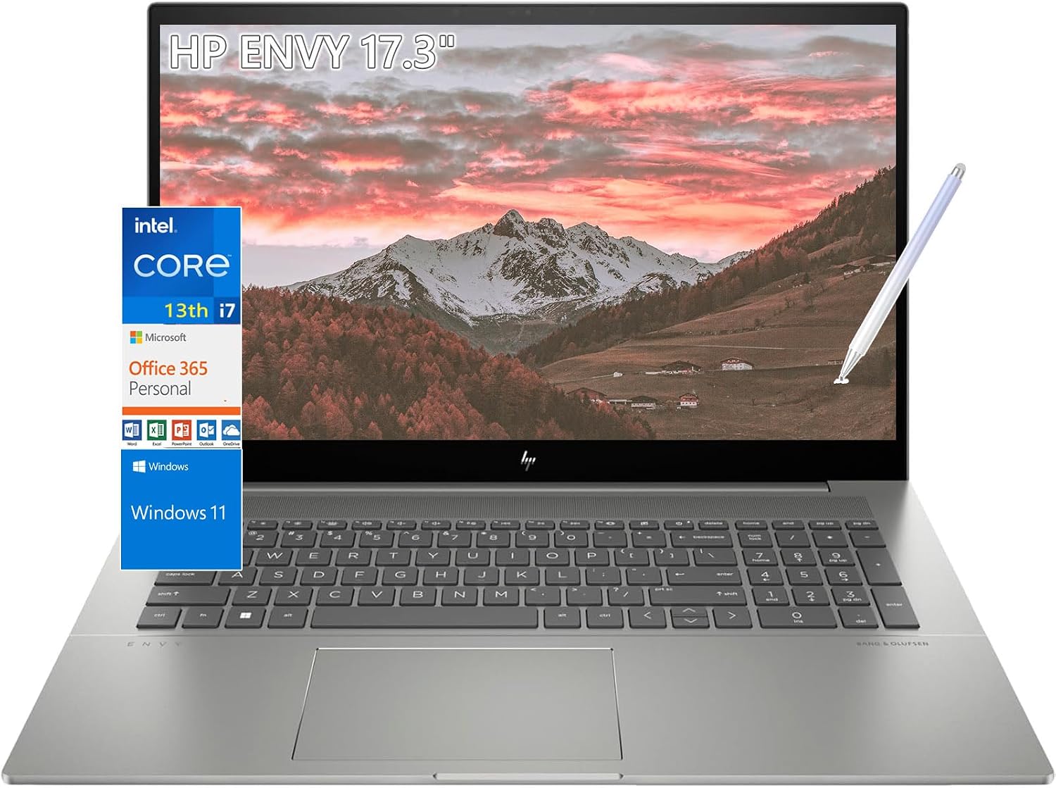 HP Envy - Lápiz óptico para portátil con visualización táctil de 17 ...