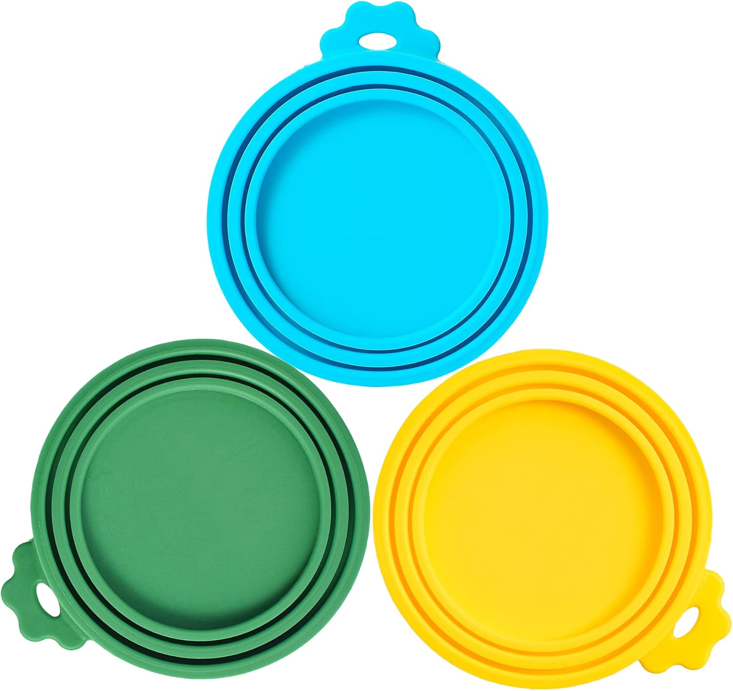 Amazon.com: Joyinjojo 3 Pack Pet Food Can Covers Lids, Universal Size ...