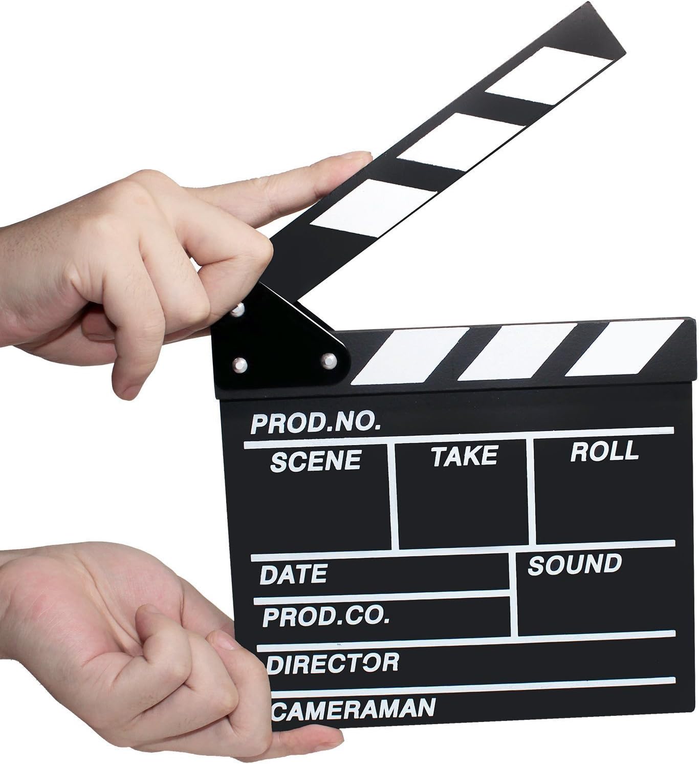 Veewon Wooden Director Action Sign Prop Film Movie Clapper Board ...