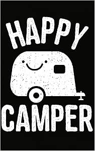 Amazon.com: Happy Little Campy Camper Trailer Vintage Smiley Face ...