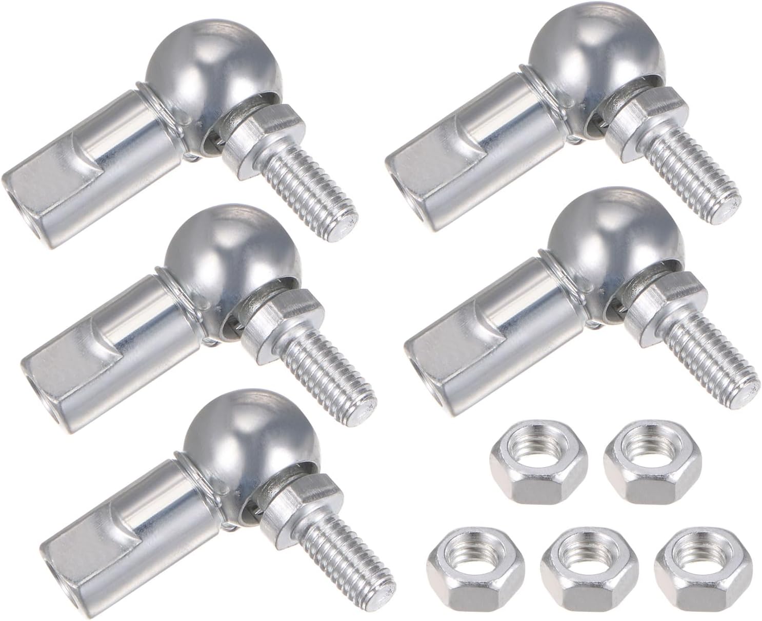 uxcell CS10 Angle Ball Joint, M6x1.0 Right-Hand Thread, Self ...