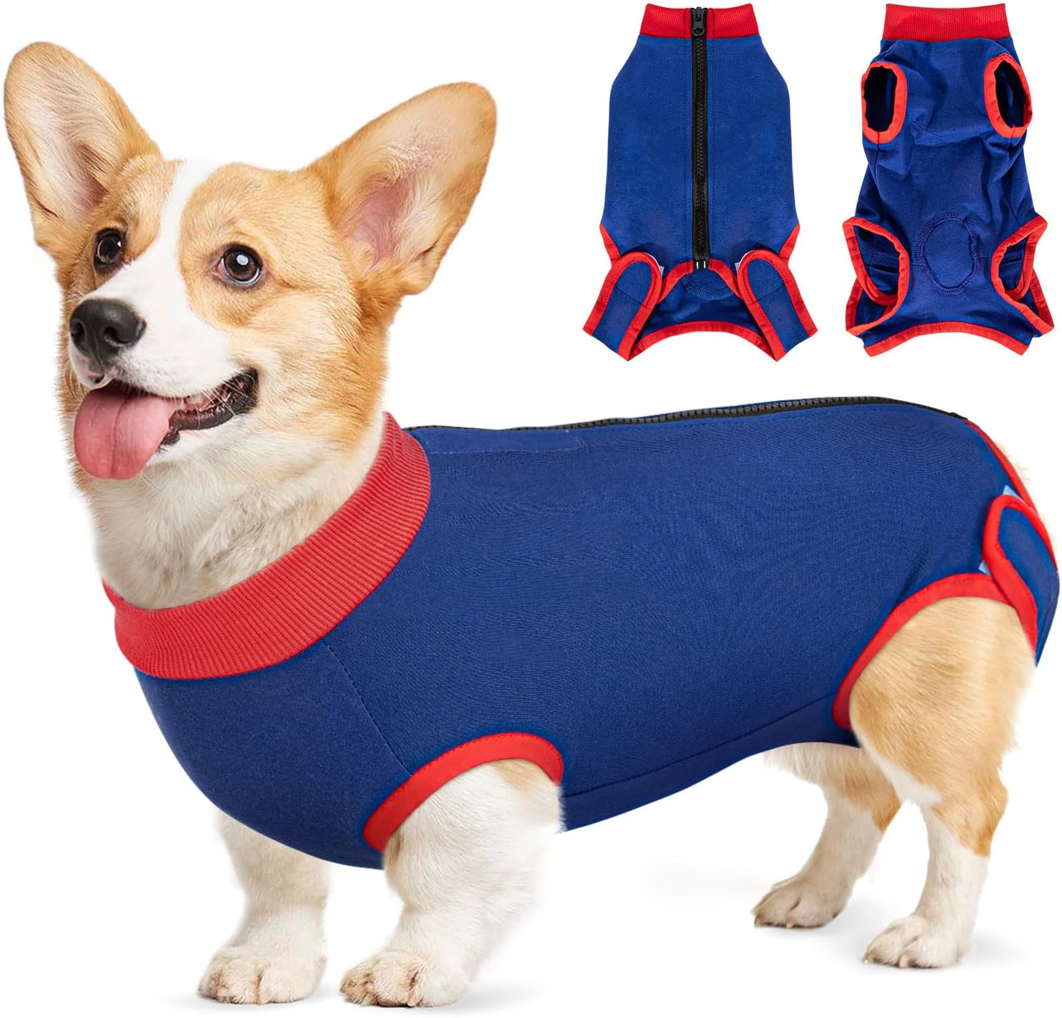 Lukovee Dog Surgery Recovery Suit Dog Cone E Collar Alternative After lukovee-dog-surgery-recovery-suit-dog-cone-e-collar-alternative-after