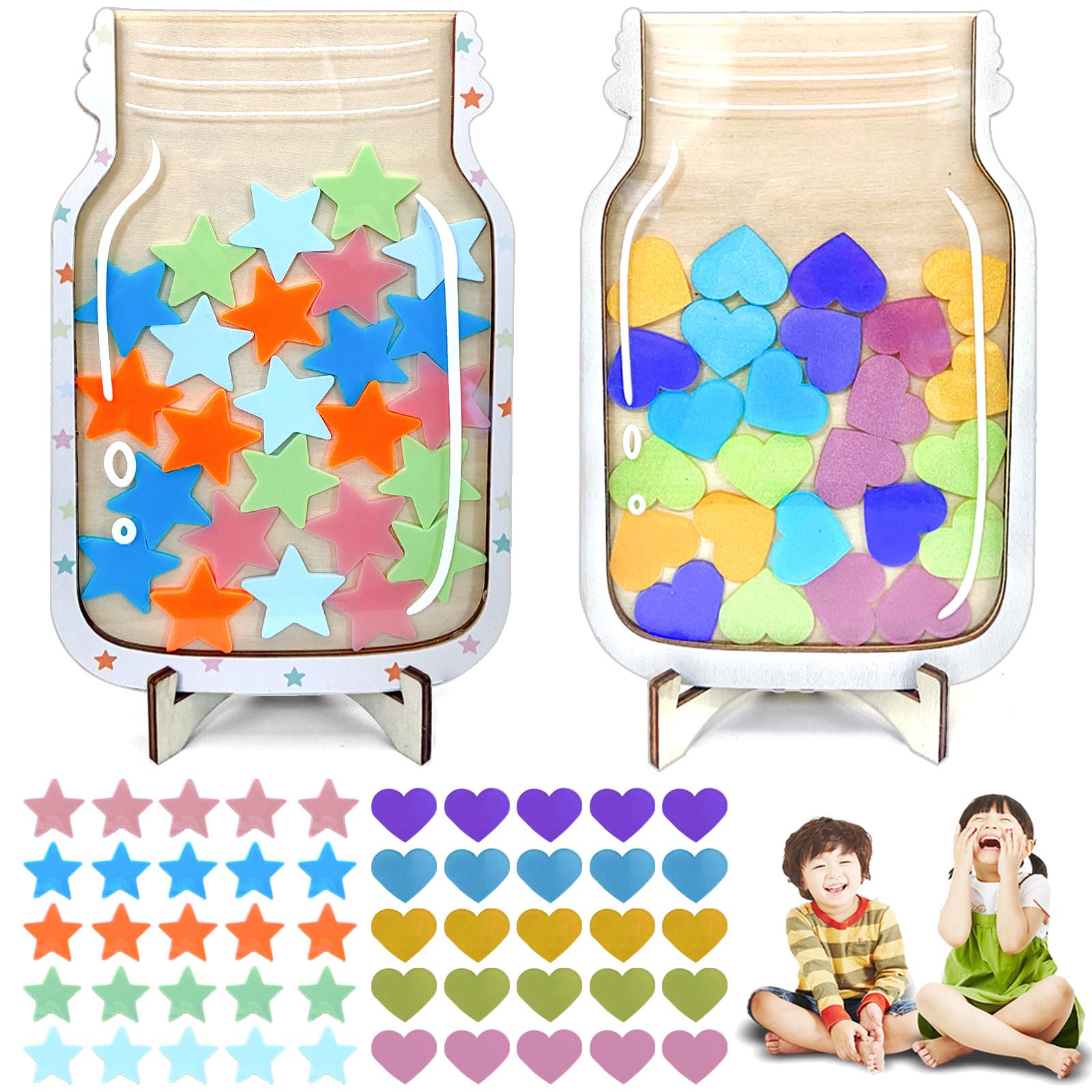 Potty Training Chart Magnetic Star Jar Reward System, Reward System ...