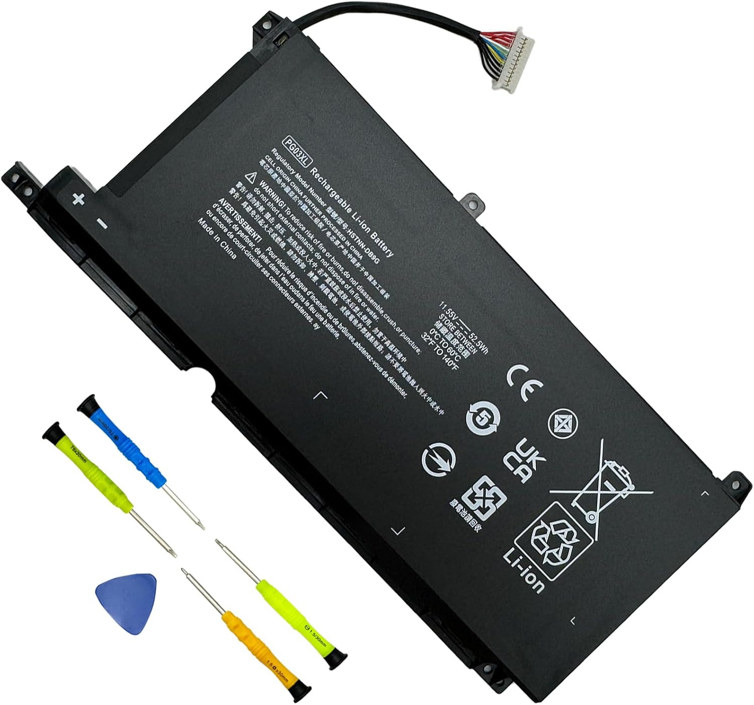Amazon.com: HPXXDJA PG03XL Laptop Battery for HP Pavilion Gaming 15-DK ...