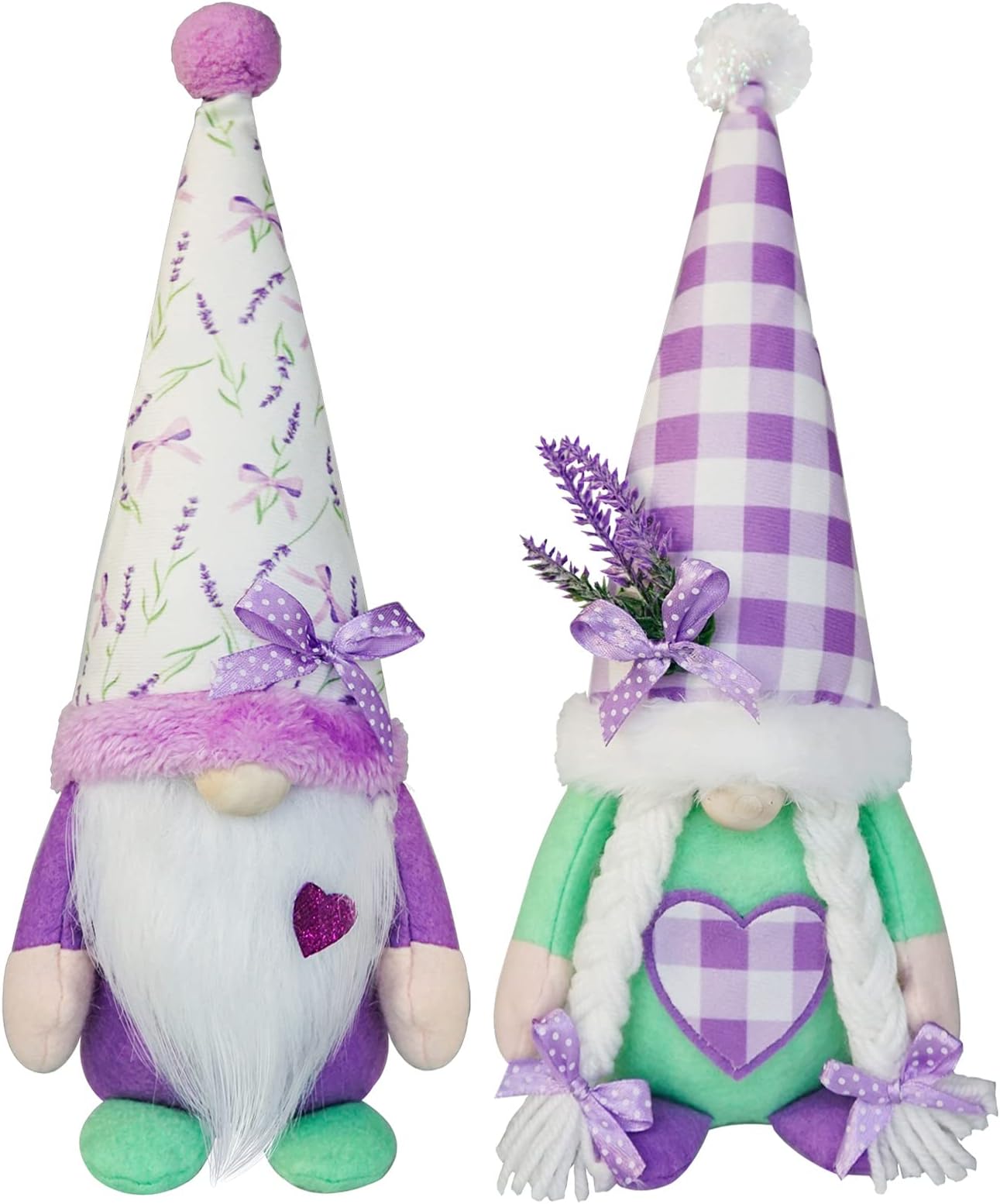 Amazon.com: Teeker Lavender Gnomes Decor, Spring Gnomes Decorations for ...