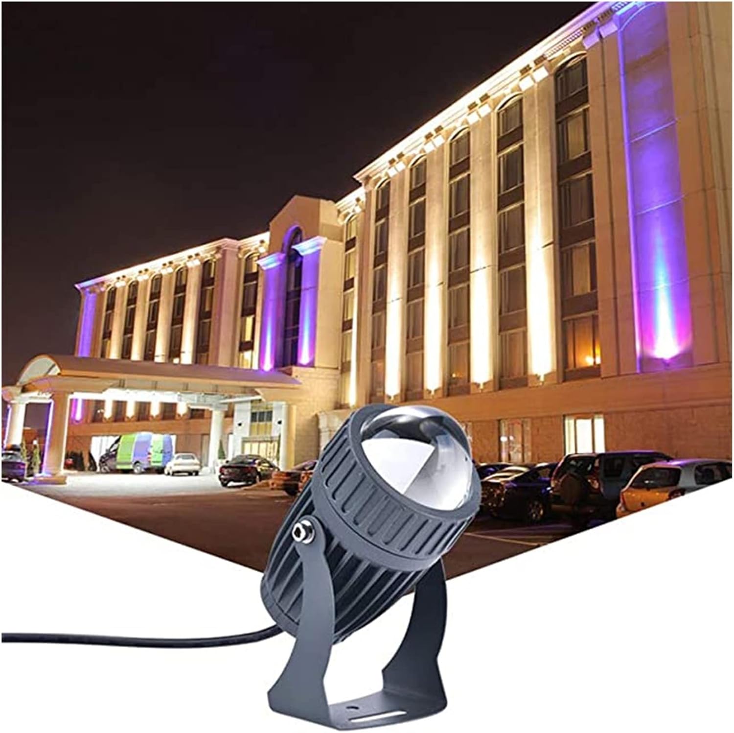 LED Spotlights Narrow Beam Floodlight IP68 Waterproof Spot Light 10W ...