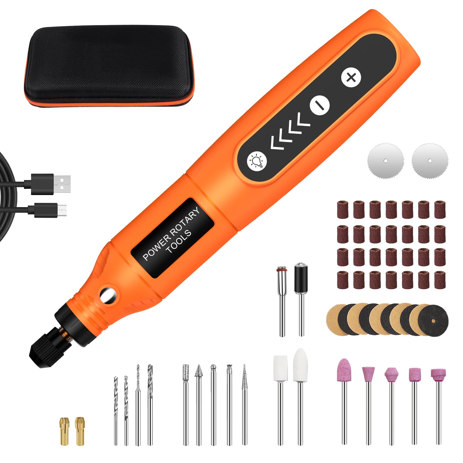 Snapklik.com : Mini Power Rotary Tool, 37V Cordless USB Charging Rotary ...