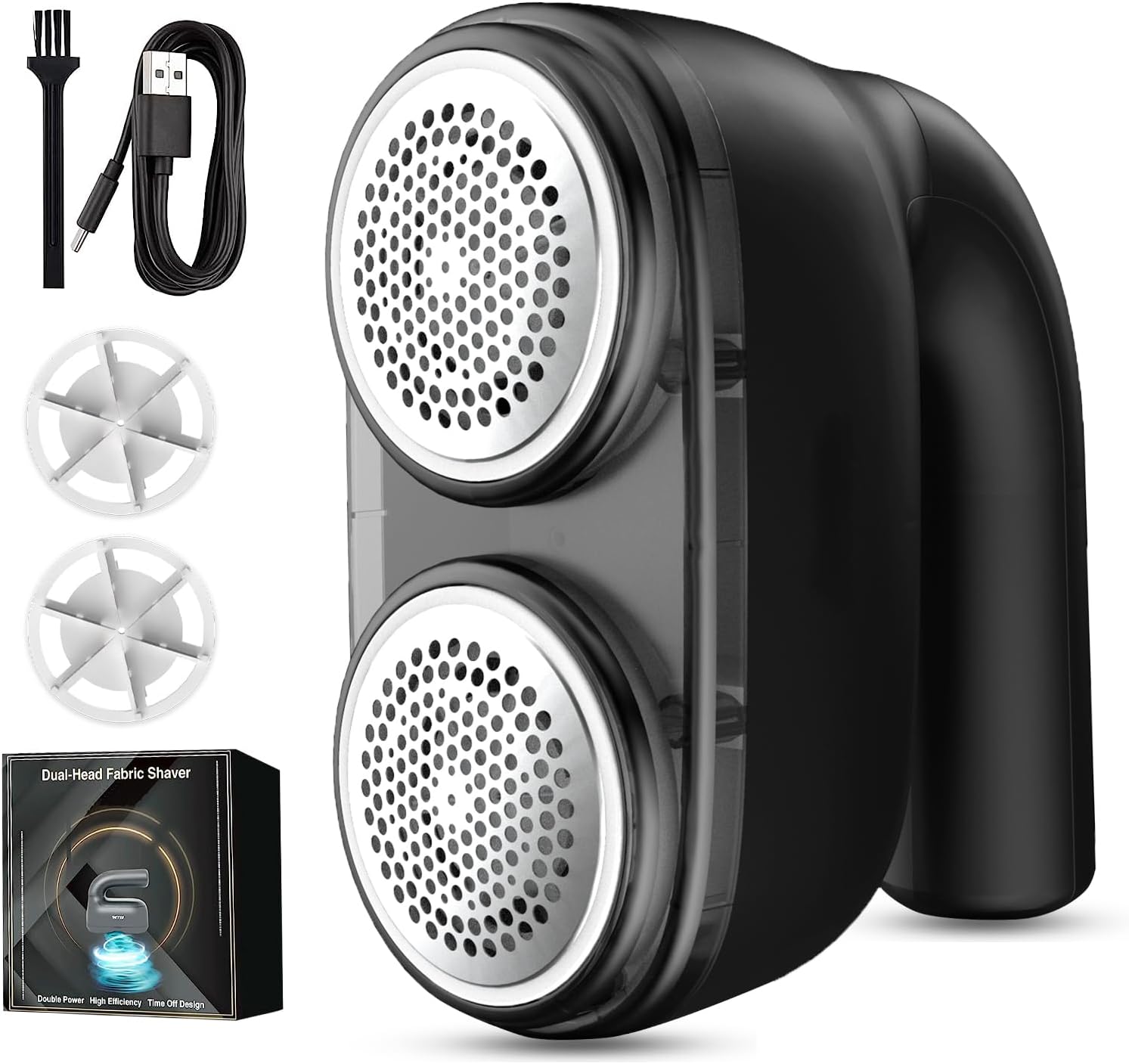 Fabric Shaver and Lint Remover, Rechargeable Electric Fuzz Remover with ...