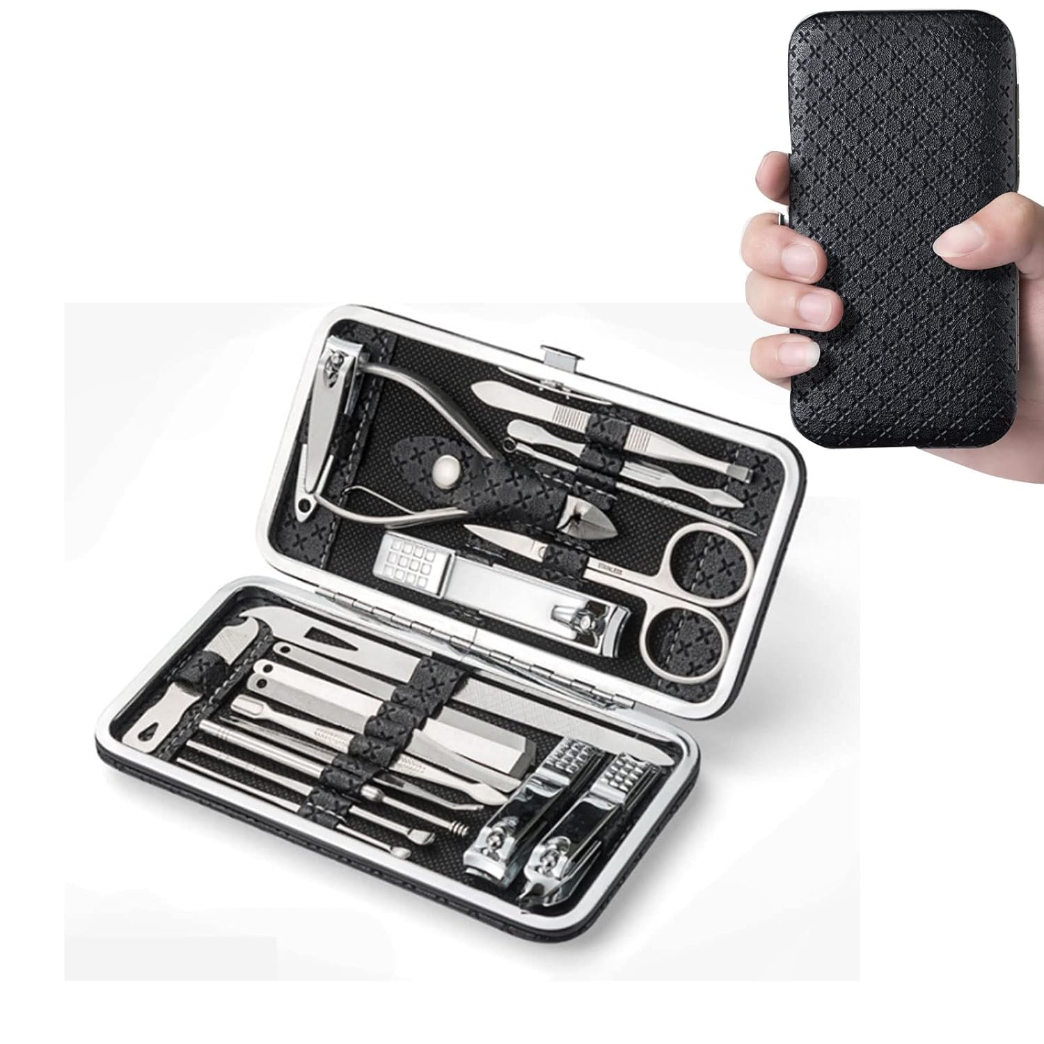 Amazon.com : Nail Clippers Sets Nail Cutter Pedicure Kit Nail File ...