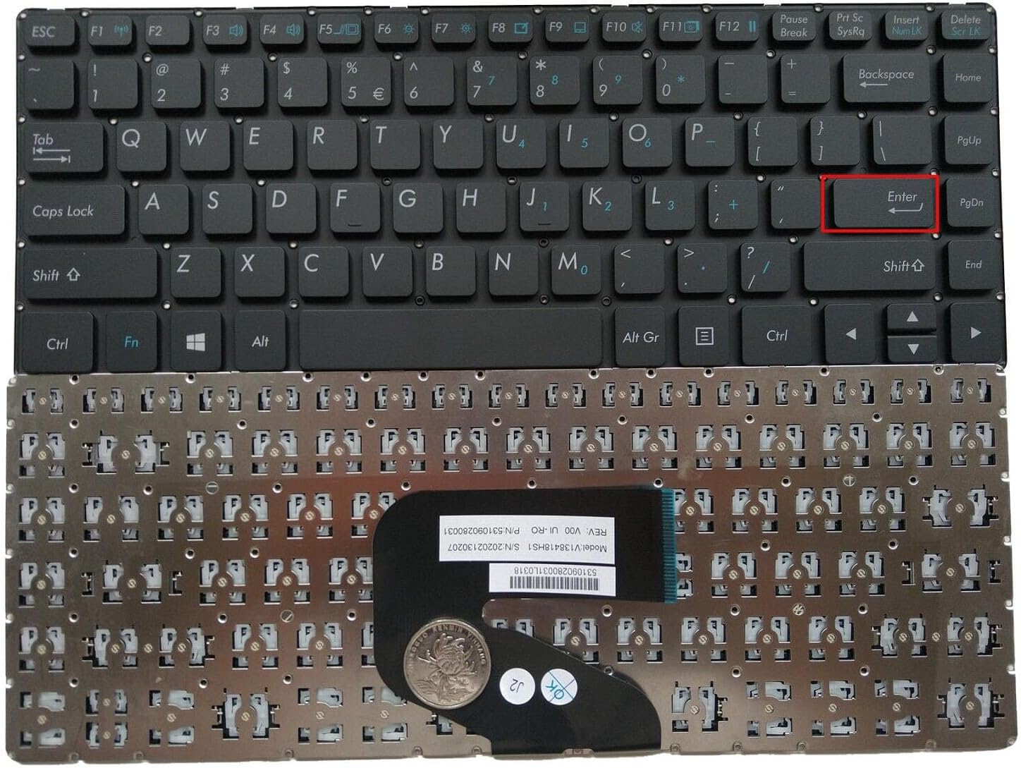 Amazon.com: XINDIKBHUB US Laptop Replacement Keyboard for GETAC S410 ...