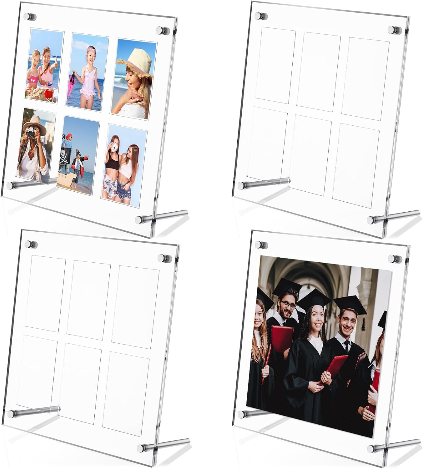 Amazon.com - Wenqik 8x8 inch Acrylic Polaroid Frame with 6 Frame Insert ...